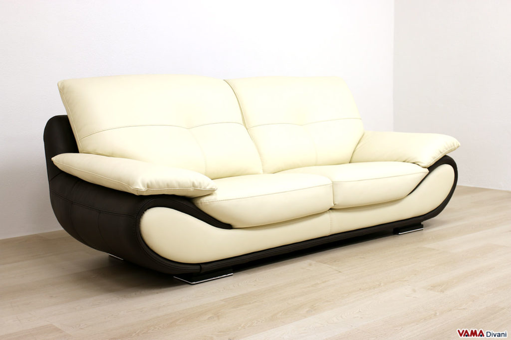 New Zealand modern leather sofa - VAMA Divani